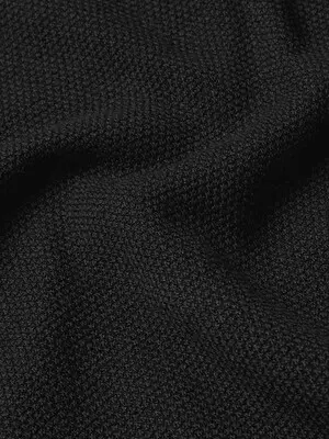 John Smedley Roth Sea Island Cotton Polo Shirt - Black
