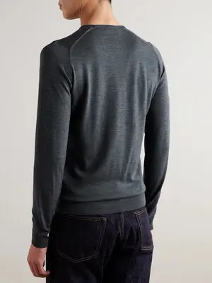 John Smedley Lundy Slim-fit Merino Wool Sweater - Gray