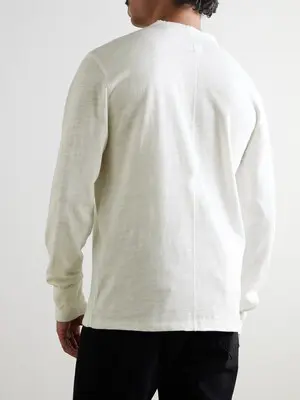 Rag & Bone Cotton-jersey Henley T-shirt - White