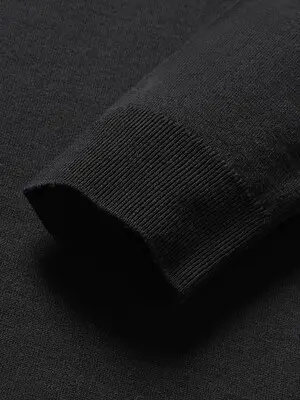 John Smedley Cherwell Merino Wool Rollneck Sweater - Black