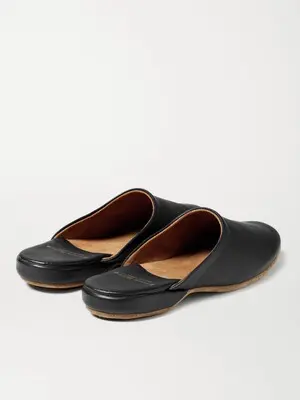 Derek Rose Morgan Leather Slippers