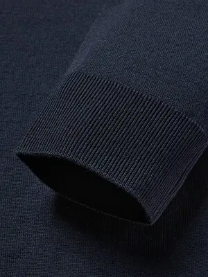 John Smedley Lundy Merino Wool Sweater - Blue