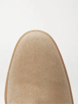 COMMON PROJECTS Suede Chelsea Boots - Neutrals