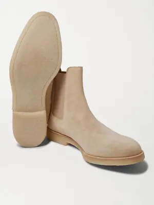 COMMON PROJECTS Suede Chelsea Boots - Neutrals