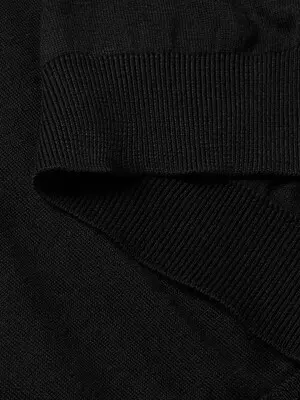 John Smedley Belden Slim-fit Knitted Sea Island Cotton T-shirt - Black
