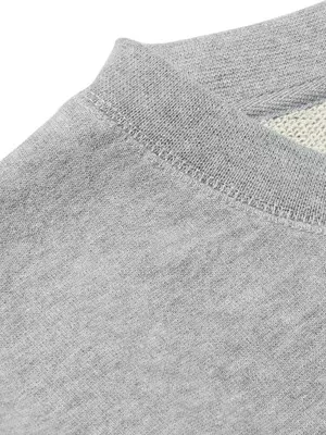 Sunspel Brushed Loopback Cotton-jersey Sweatshirt - Gray