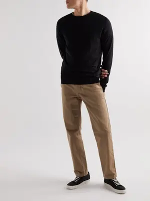 John Smedley Lundy Slim-fit Merino Wool Sweater - Black