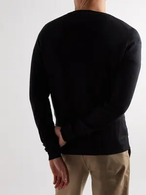 John Smedley Lundy Slim-fit Merino Wool Sweater - Black