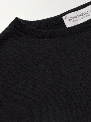 John Smedley Lundy Slim-fit Merino Wool Sweater - Black
