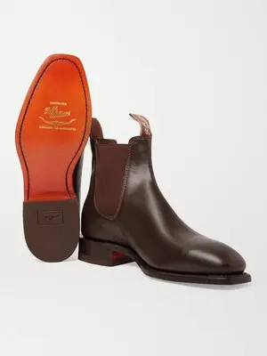 R.M.WILLIAMS Craftsman Leather Chelsea Boots - Brown