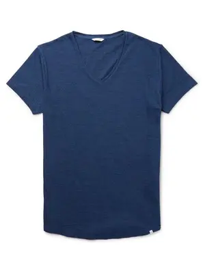 Orlebar Brown Orlebar Brown - OB-V Slim-Fit Cotton-Jersey T-Shirt - Men - Blue - M Blue