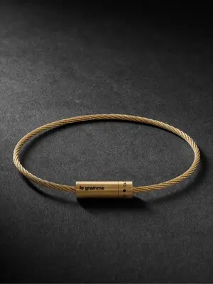 Le Gramme Le 11 Brushed 18-karat Bracelet - Gold