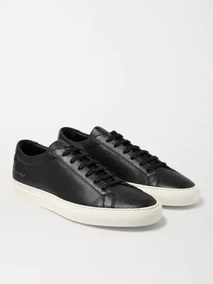 COMMON PROJECTS Original Achilles Full-grain Leather Sneakers - Black