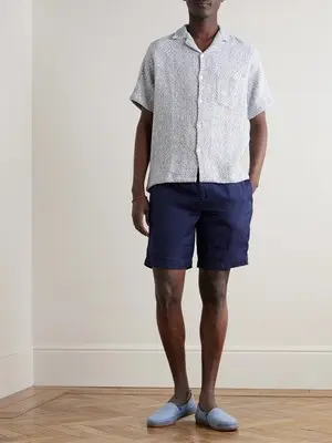 Frescobol Carioca Felipe Slim-fit Shorts - Blue