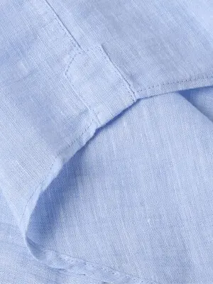 Frescobol Carioca Linen Shirt - Blue