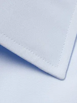 Charvet Slim-fit Double Cuff Cotton-poplin Shirt - Blue
