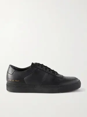 COMMON PROJECTS Bball Leather Sneakers - Black