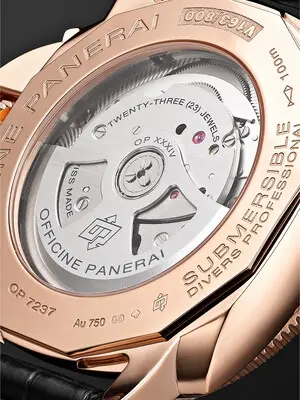 Panerai Submersible Automatic 42mm Goldtech And Alligator Watch