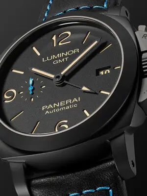 Panerai Luminor 1950 3 Days Gmt Automatic 44mm Ceramic Watch Pam01441