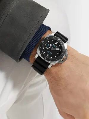 Panerai Submersible Automatic 42mm Stainless Steel, Ceramic And Rubber Diver Watch