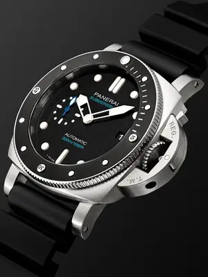 Panerai Submersible Automatic 42mm Stainless Steel, Ceramic And Rubber Diver Watch