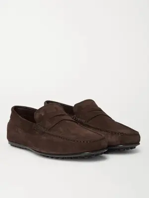 TOD'S Gommino Suede Driving Shoes