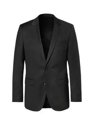 HUGO BOSS HUGO BOSS - Grey Hayes Slim-Fit Super 120s Virgin Wool Suit Jacket - Men - Gray 