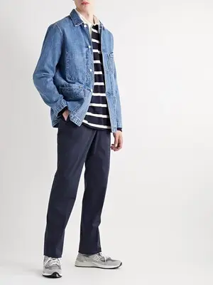 SLOWEAR Four Season Relaxed-fit Cotton-blend Chinos