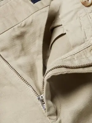SLOWEAR Slim-fit Linen And Cotton-blend Shorts
