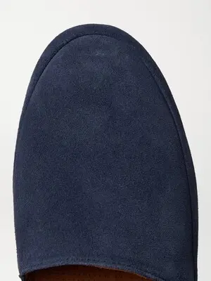 Mulo Suede Loafers - Blue