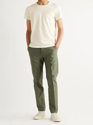 TOM FORD Cotton-jersey T-shirt - Neutrals
