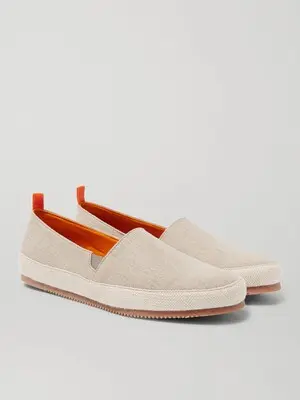 Mulo Linen Espadrilles - Neutrals