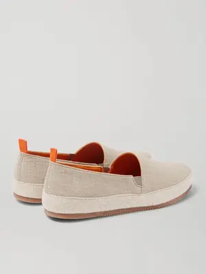 Mulo Linen Espadrilles - Neutrals