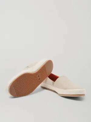 Mulo Linen Espadrilles - Neutrals