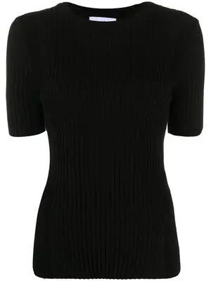 Rabanne Ribbed Fitted T-shirt