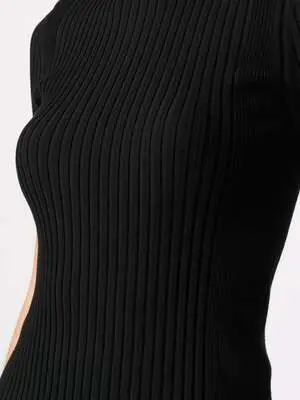 Rabanne Ribbed Fitted T-shirt