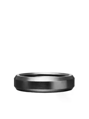 David Yurman Beveled Band Ring - Black