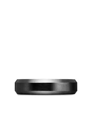 David Yurman Beveled Band Ring - Black