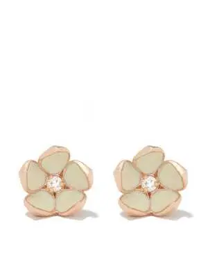 SHAUN LEANE Cherry Blossom Flower Stud Earrings - Pink