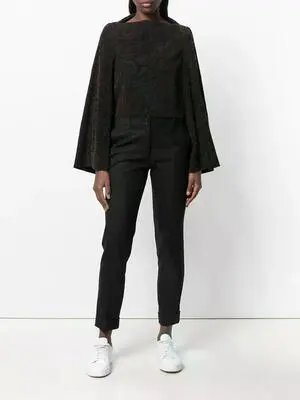 Comme Des Garçons 1990 Flocked Wide-sleeve Jumper