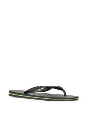 Havaianas Thong Strap Flip Flops - Black