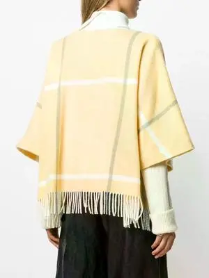 ROKSANDA Check Fringed Jumper