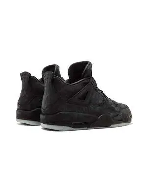 JORDAN X Kaws Air 4 Retro Sneakers - Black