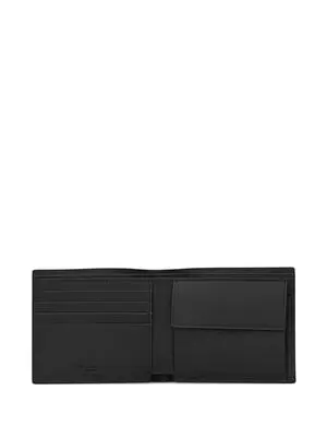 Saint Laurent Paris Logo-print Leather Wallet - Black