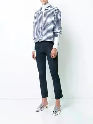 SYLVIE SCHIMMEL Cropped Trousers - Blue