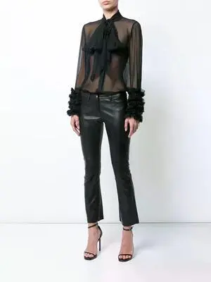 SYLVIE SCHIMMEL Cropped Trousers - Black