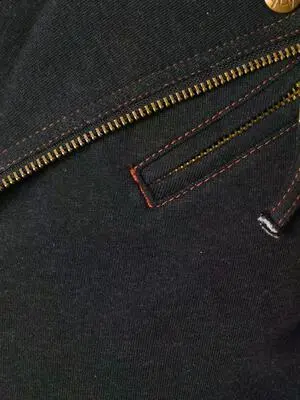 JEAN PAUL GAULTIER Denim Effect Biker Gilet