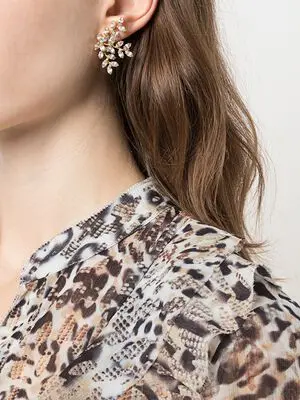 JENNIFER BEHR Vinette Leaf Earrings