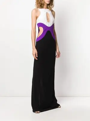 Emilio Pucci Color Block Evening Gown