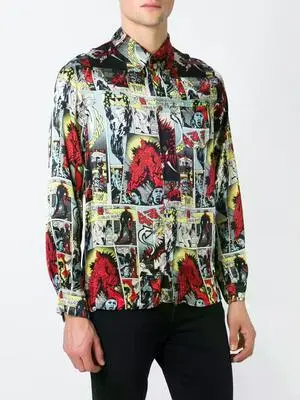 JEAN PAUL GAULTIER Comic Print Shirt